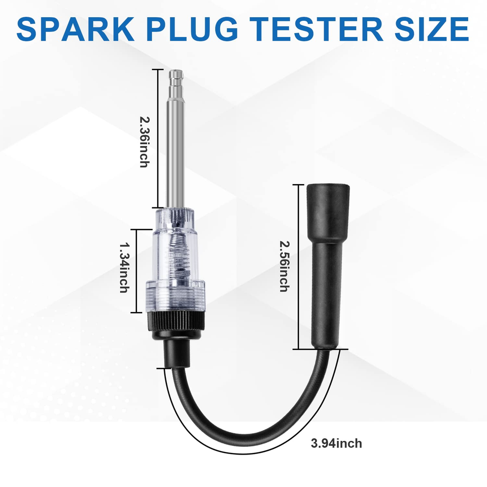 2PCS Spark Plug Tester, Inline Spark Tester, Ignition Coil Tester for ...