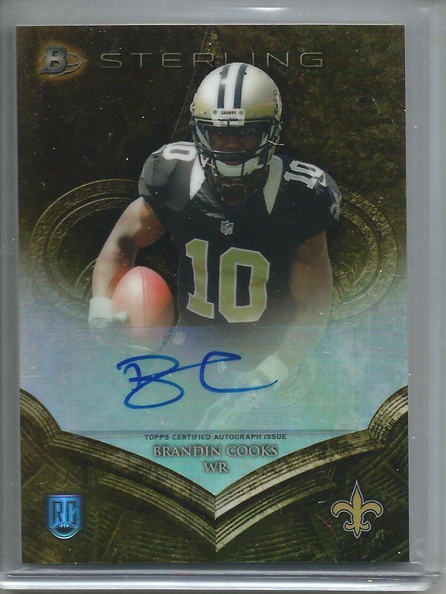 Brandin Cooks 2014 Bowman Sterling Refractor Autograph Rookie #37/50 | eBay