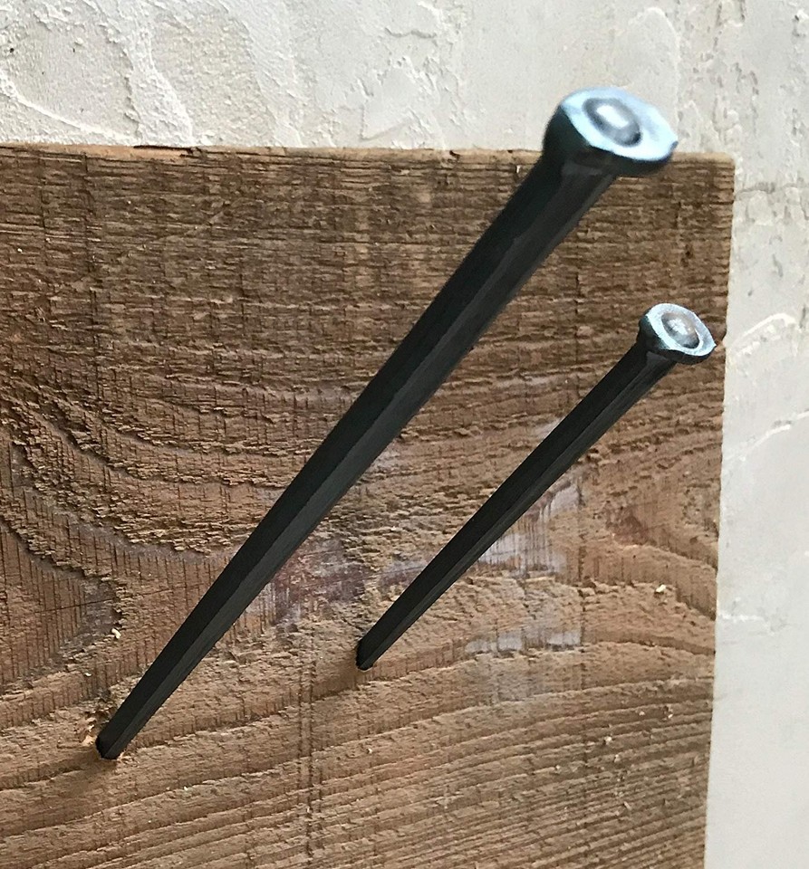 8"- STEEL SQUARE COMMON ROSE HEAD STANDARD-80d Nails | eBay