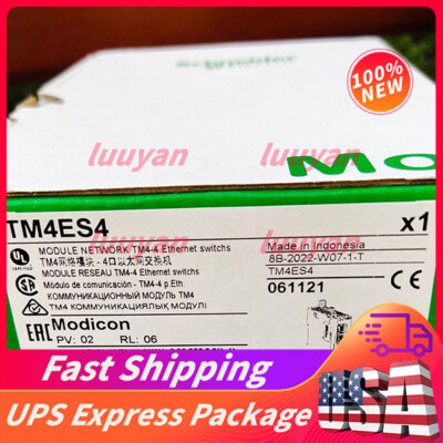 Brand New Schneider Electric TM4ES4 Modicon TM4 Ethernet Network Module ...
