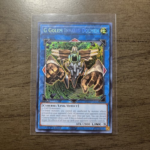 G Golem Invalid Dolmen - Secret Rare 1st Edition BLCR-EN044 - NM ...