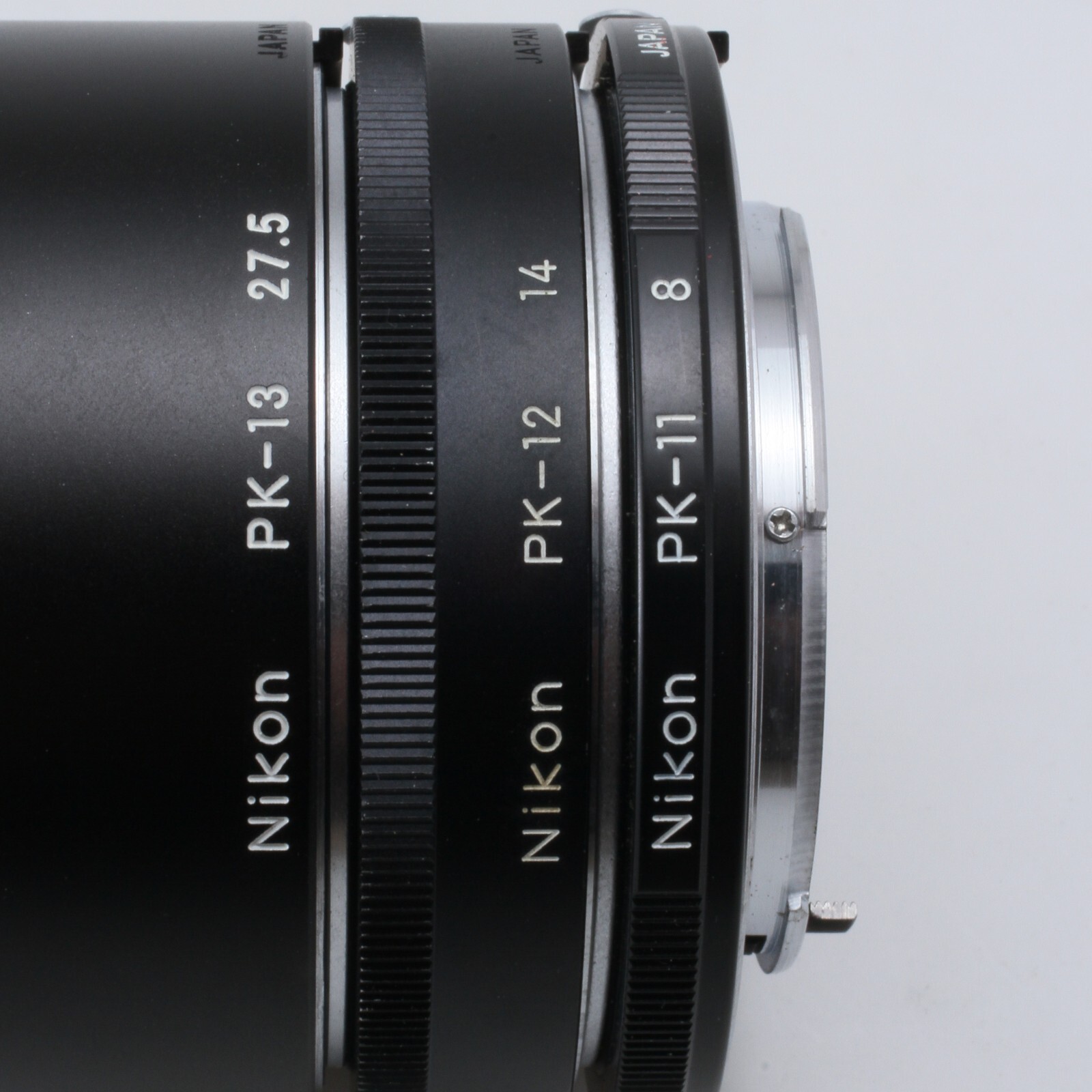 Nikon Extension Ring PK-13 PK-12 PK-11A set For Ai Nikkor lens manuals ...