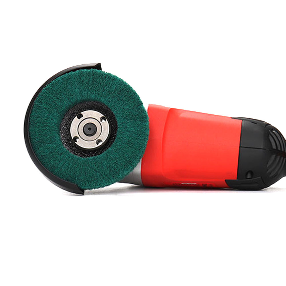 100mm Nylon Fiber Flap Buffing Wheel Polishing Grinding Disc For Angle ...
