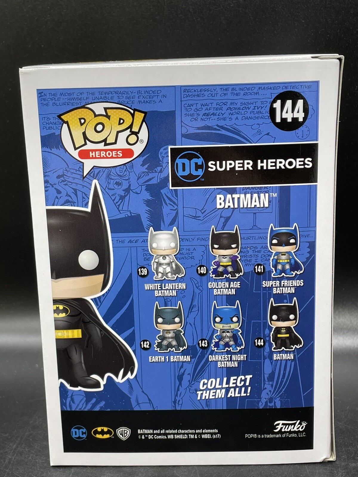 Batman Blue Chrome #144 Funko Pop! 2017 Summer Convention Exclusive ...