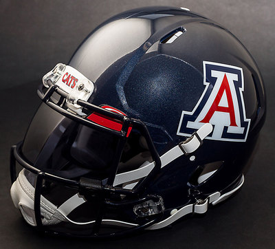 *CUSTOM* ARIZONA WILDCATS NCAA Riddell SPEED Full Size Replica Football ...
