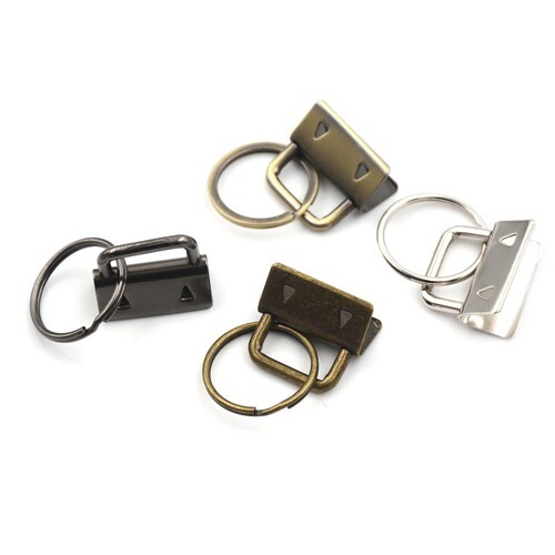 10Pcs 25mm Key Fob Hardware Split Ring For Wrist Wristlets Cotton Tail ...