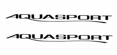 AquaSport Boat Marine Yacht Decals (Set Of 2) – OEM New Oracle | eBay