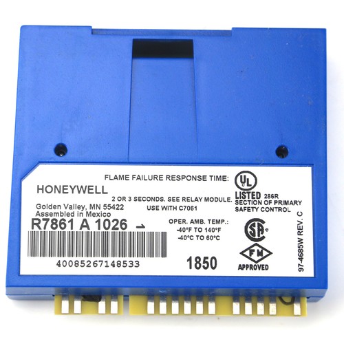 One New Honeywell R7861 A 1026 Self Check Ultraviolet Flame Amplifier ...