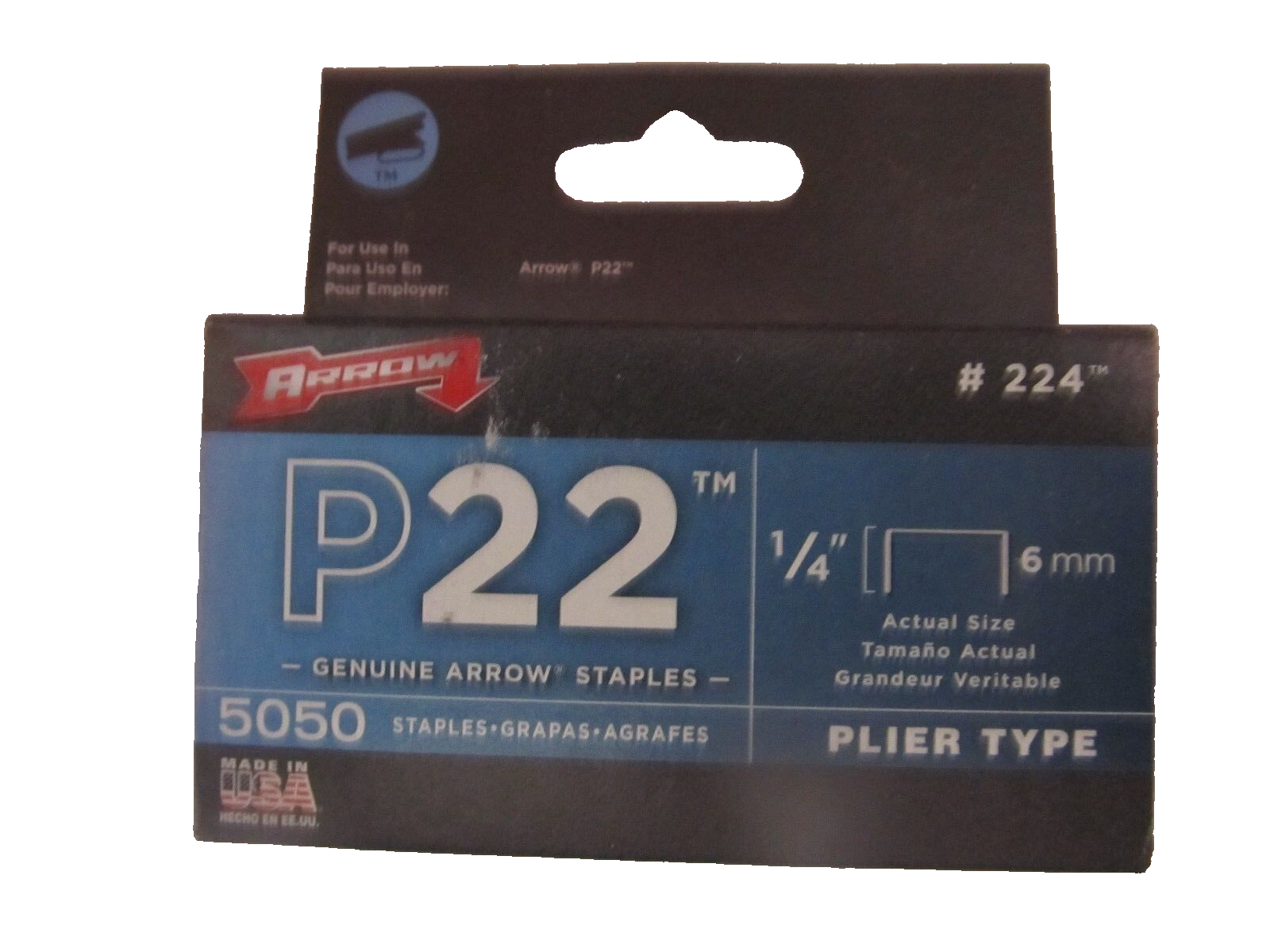 Staples for Arrow P22 Stapler 1/4" #224 NEW 79055022145| eBay