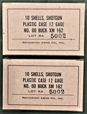 REMINGTON ARMS VIETNAM ERA PLASTIC XM162 00 BUCK NEW REPLICA 10 ROUND ...