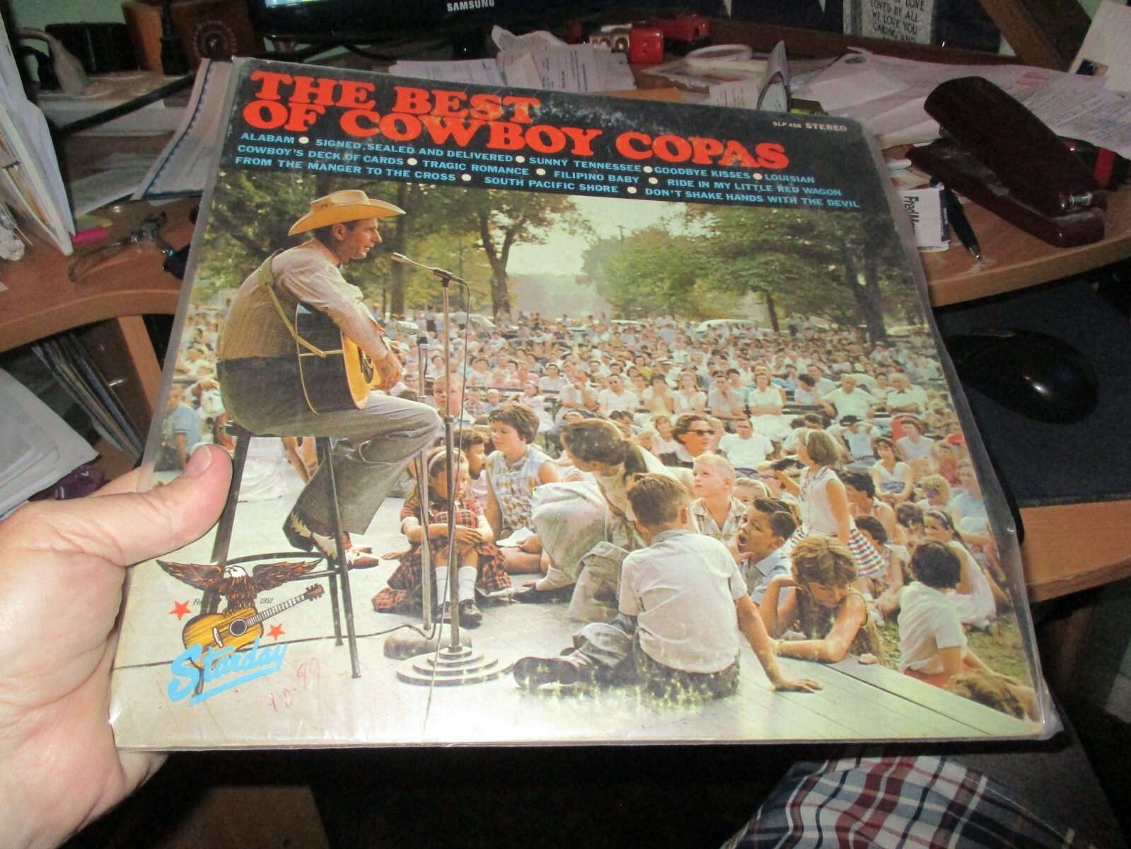Cowboy Copas"Collector 1968 LP Cowboy Copas "The Best Of" SLP 458 ...