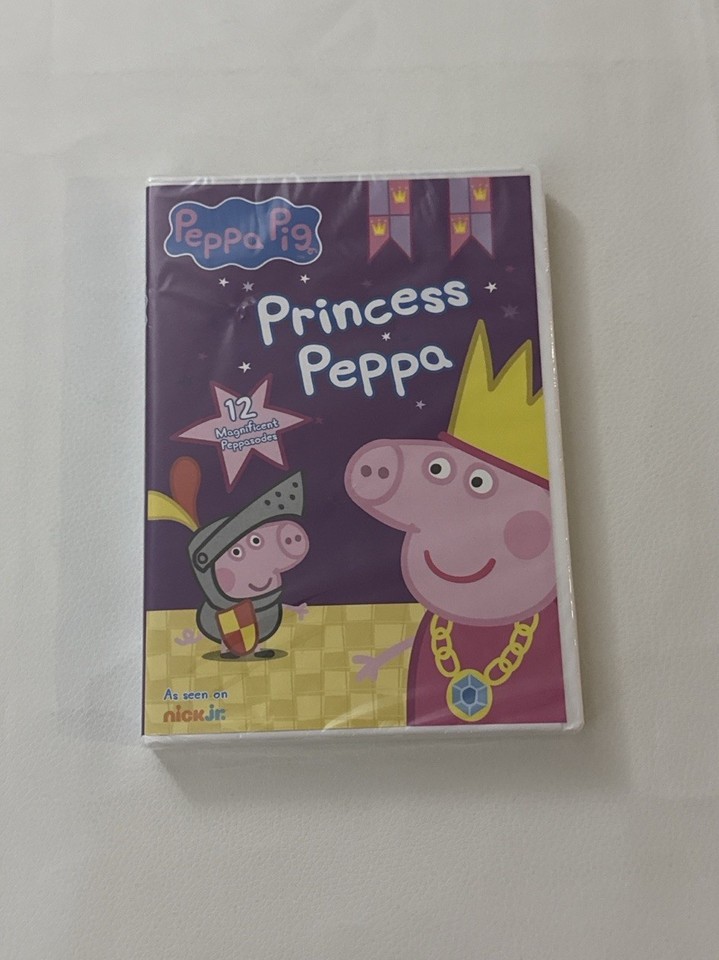 Peppa Pig Princess Peppa + Sesame Street Cookie Monster 2 DVD Lot New ...