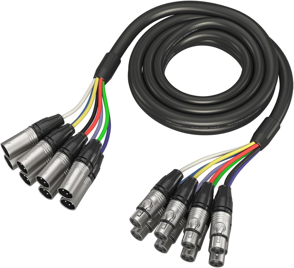 GMX-300 Gold Performance 3 M (10 Piedi) Cavo Multipolare a 8 Vie Con ...