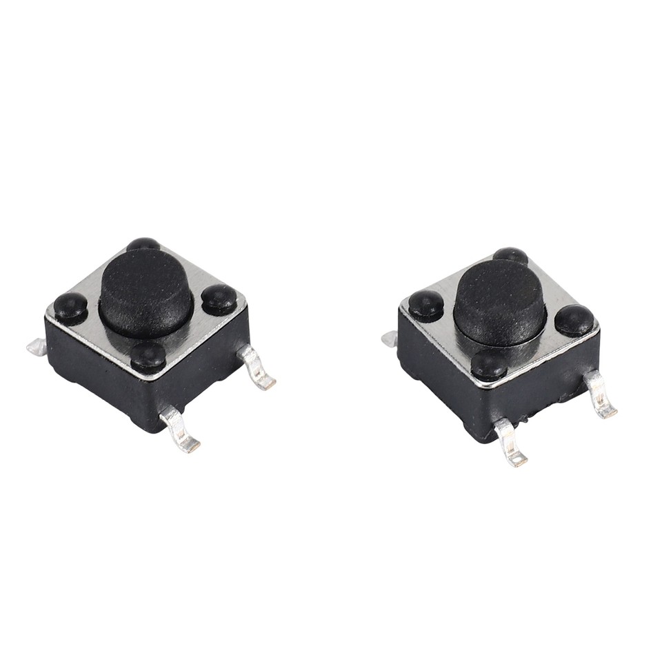 50 Pcs 6x6x5mm 4-Pin DIP Through Hole Momentary Tactile Push Button ...