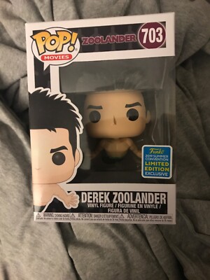 FUNKO POP DEREK ZOOLANDER AS MERMAN MERMAID 703 SDCC EXCLUSIVE hansel ...