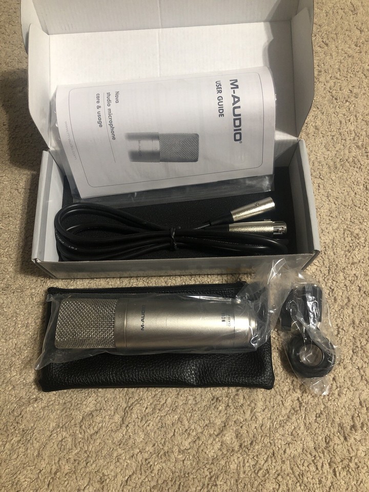 Brand New M-Audio Nova Large Capsule Cardioid Condenser Microphone | eBay