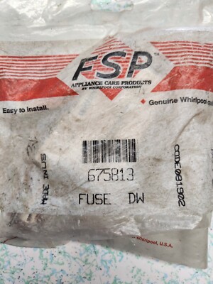New Whirlpool 675813 Dishwasher Thermal Fuse Kit | eBay