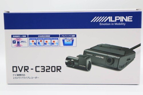 ALPINE DVR-C320R 2-Camera Drive Recorder Front and Rear HD Dash Cam ...