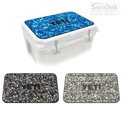 SeaDek Pad Top fits YETI Roadie 20 Cooler Accessories – Yeti Teak CAMO ...