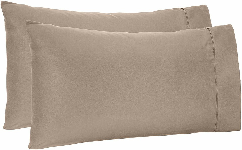 TBM LUXURY 2PC OVERSIZED PILLOWCASE 600TC SOLID COLORS 100% EGYPTIAN ...