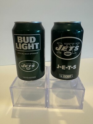 Bud Light NFL Kickoff New York Jets EMPTY Beer Can | eBay