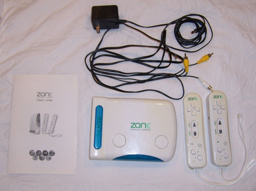 Zone Wireless Gaming System w/ Cords and 2 Controllers & 7 Built-in Games | eBay