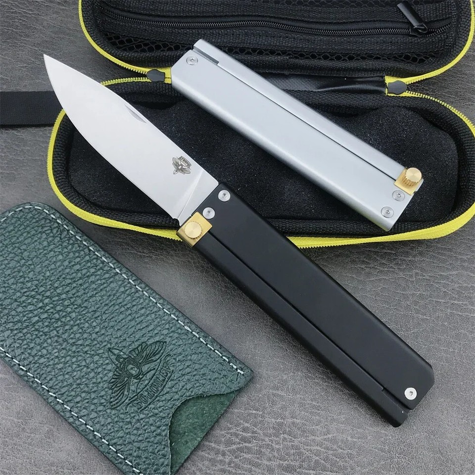 Russian Tactical ATROPOS Trapper Flipper Folding D2 Blade Knife ...