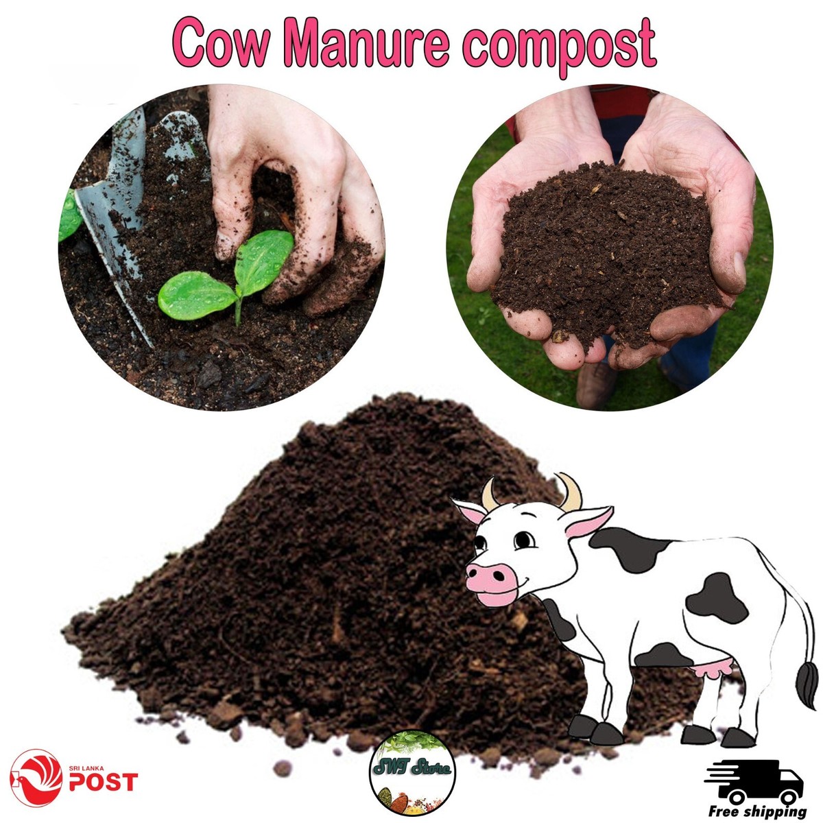 Cow Of Composting Organic Manure Organic Desi Cow Dung Compost