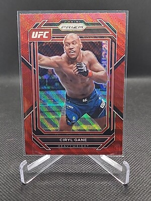2023 Panini Prizm UFC - Ruby Wave Prizm #115 Ciryl Gane | eBay