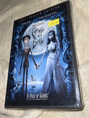 Tim Burton's Corpse Bride (DVD, 2006, Full Frame) * Johnny Depp ...