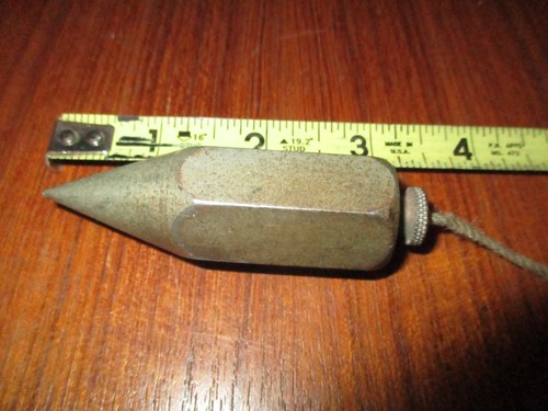 Vintage 12 Oz. Plumb Bob Engineering, Carpentry | eBay