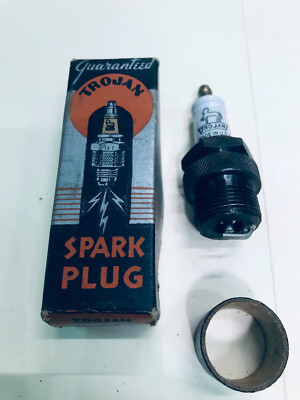 Vintage Collector Spark Plug Trojan #002, NIB, | eBay