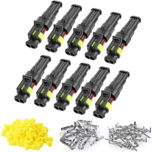 708PCS Car Automotive Waterproof Electrical Wire Connectors Plug 1-6 ...