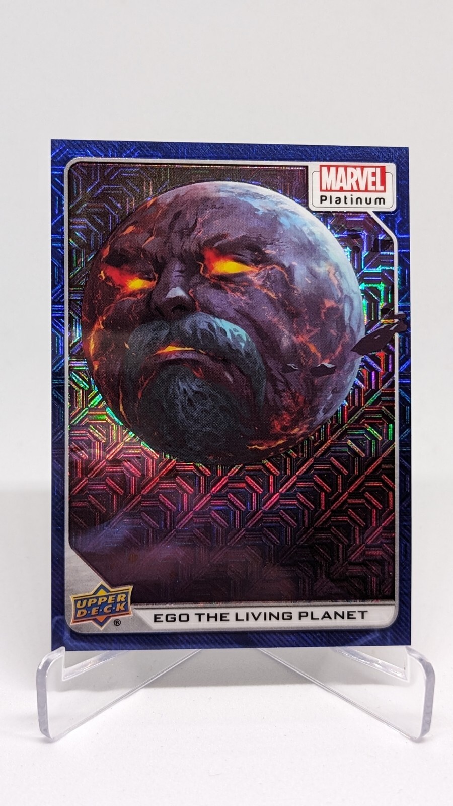 2023 Upper Deck Marvel Platinum Ego the Living Planet #/499 Blue Traxx ...
