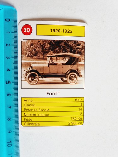 Ford T Card Rare Cards from Game Auto D'Epoca Original Brand New | eBay
