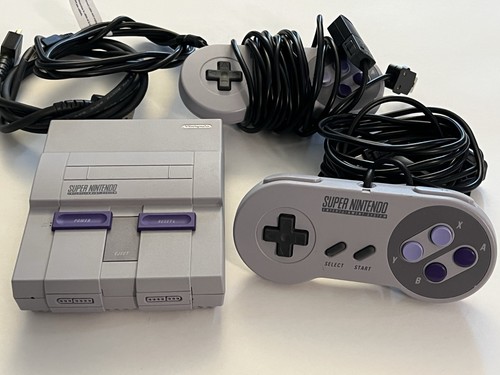 Super Nintendo Classic Mini Entertainment System SNES 2 Controllers | eBay
