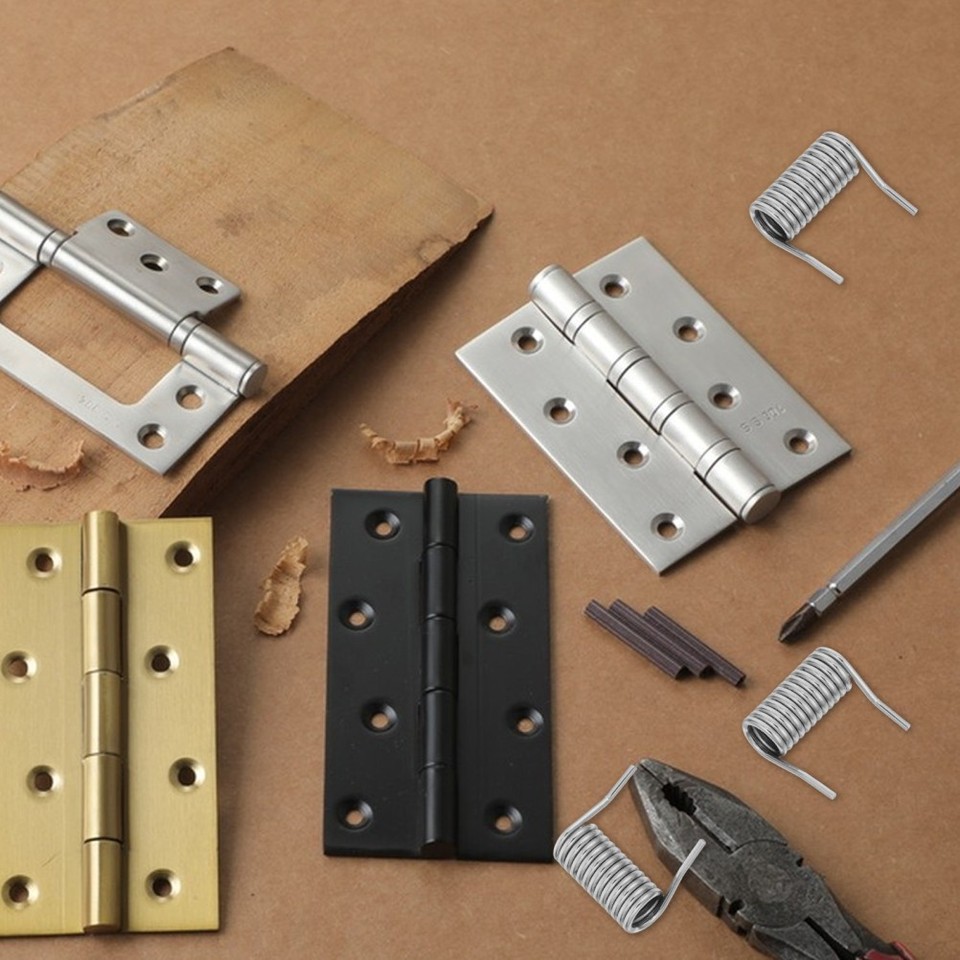 10pcs Self Closing Hinge Spring for Doors - 1.6mm Wire X 10mm OD X 21mm ...