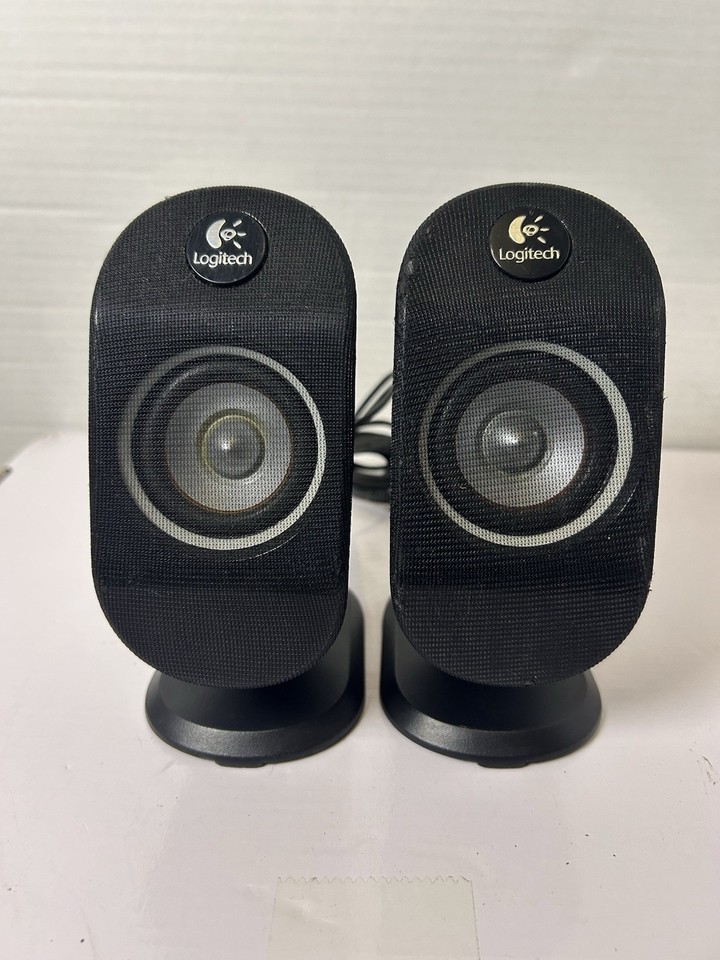 Logitech X-210 Computer Speakers Without Subwoofer Tested Working ...