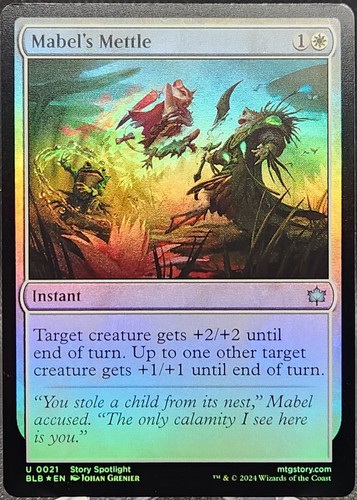 Mabel's Mettle #21 Bloomburrow Foil Uncommon *Buy 2 Get 1 | eBay