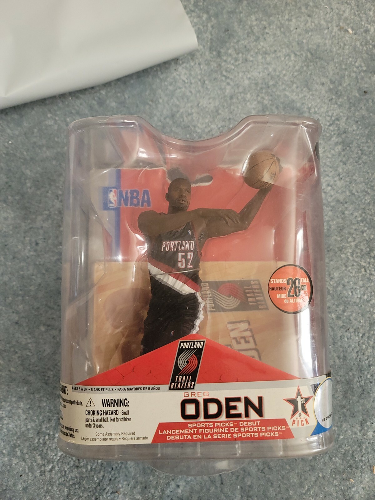 McFarlane Toys NBA Greg Oden Action Figure Portland Trail Blazers 1st ...
