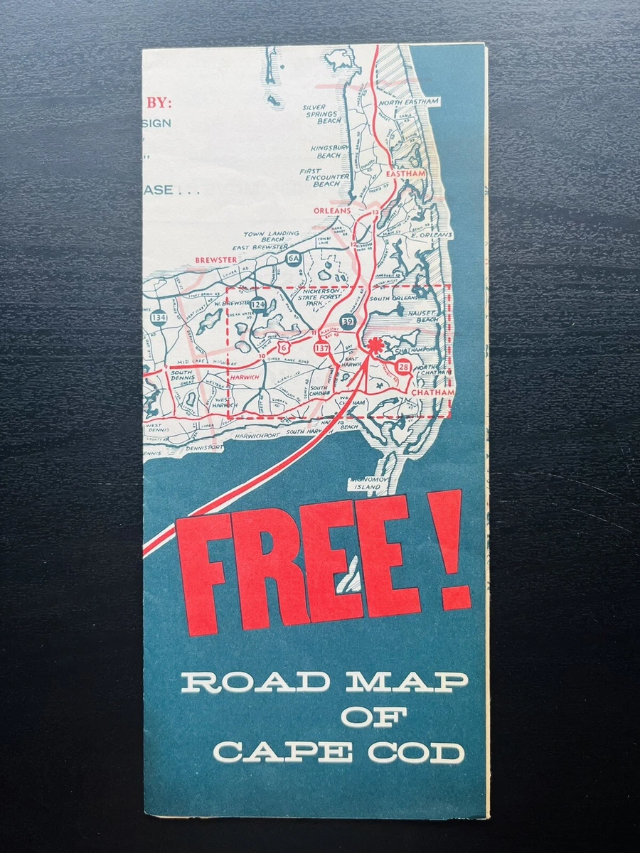 Cape Cod Road Map