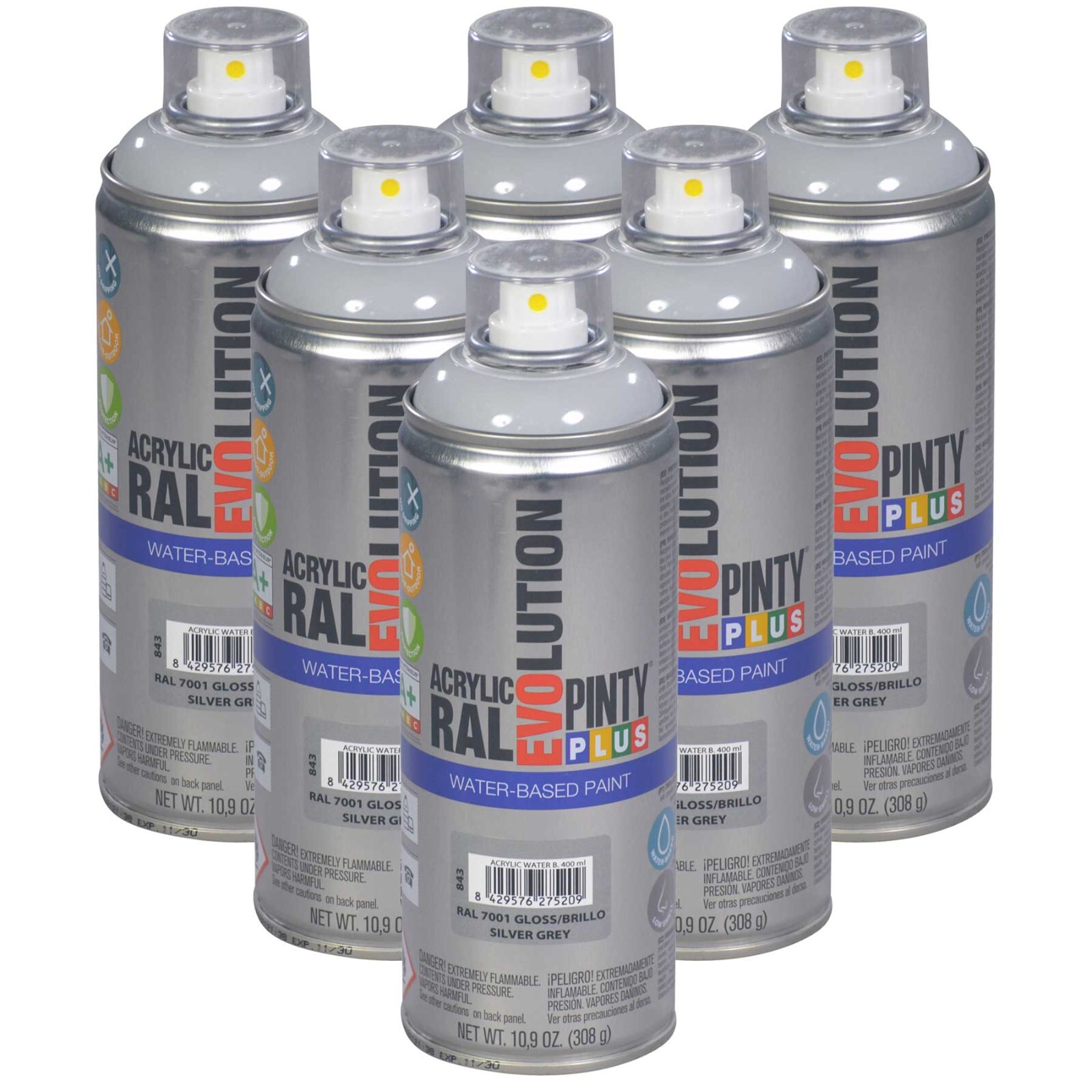 Pintyplus Water Based Spray Paint, 11oz, Greenguard Gold Certified ...