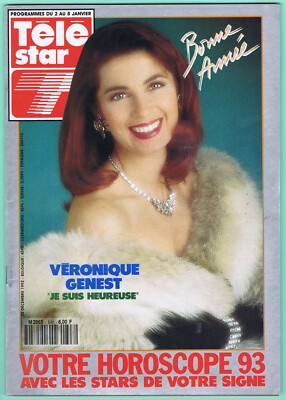 TÉLÉ STAR 848_1993 BONNE ANNÉE_VERONIQUE GENEST_KAREN CHERYL_C.JERÔME_E ...