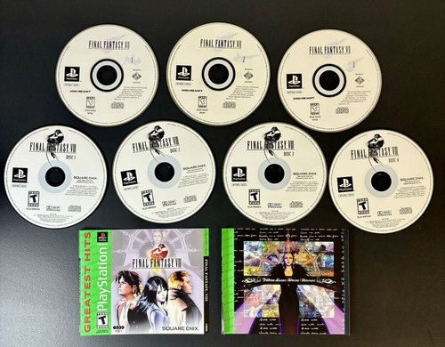 Final Fantasy VII 7 FF PlayStation 1 PS1 **BUNDLE LOT** FF8 - Disc Only ...