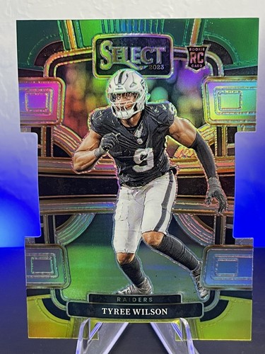 2023-24 Select NFL Tyree Wilson Concourse Green Yellow Die-Cut | eBay