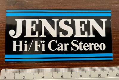 Adesivo VINTAGE JENSEN Hi/Fi Car Stereo | eBay