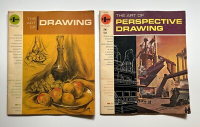 Lot of 2 Vintage The Art Of Perspective Drawing Books Grumbacher ...