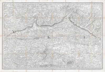 1819 Large Folding Ordnance Survey Map Kent & part of SUSSEX by William ...