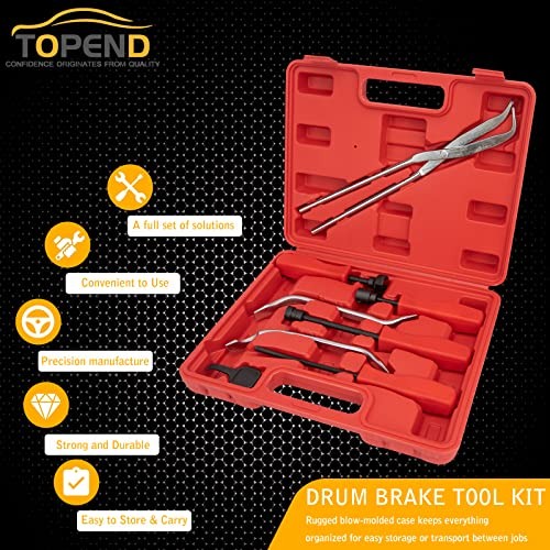 Brake Service Kit, Drum Brake Tool Kit, Drum Brake Spring Tool Set ...