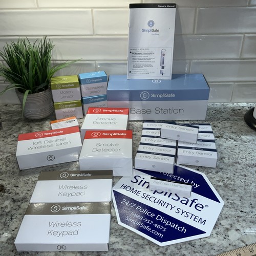 SIMPLY SAFE HOME SECURITY SYSTEM LOT OF 22 PIECES New | eBay
